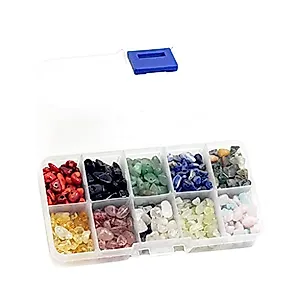 pistro 150g/Box Gemstone Beads Jewelry Making Chip Beads DIY Bracelets Crafts