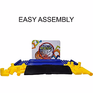 Kids Basketball Hoop Arcade Game, with 4 Balls Air Pump - Indoor Toy Basketball Shooting System - Fun for All Ages - Toys Sports for Boys and Girls