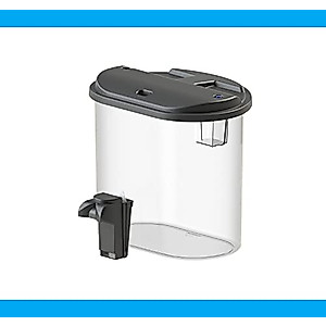 Koller Products AquaView 4.5-Gallon Aquarium Starter Kit with Full Filtration and LED Lighting - 7 Dazzling Colors to Select