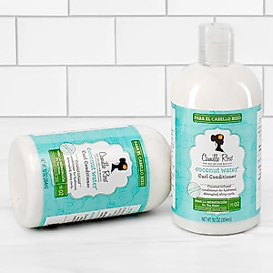 Camille Rose Coconut Water Curl Cleanse, Sulfate Free Hydrating Shampoo, with Coconut, Castor, and Rosemary Oils, for Soft Bouncy Curls, 12 oz