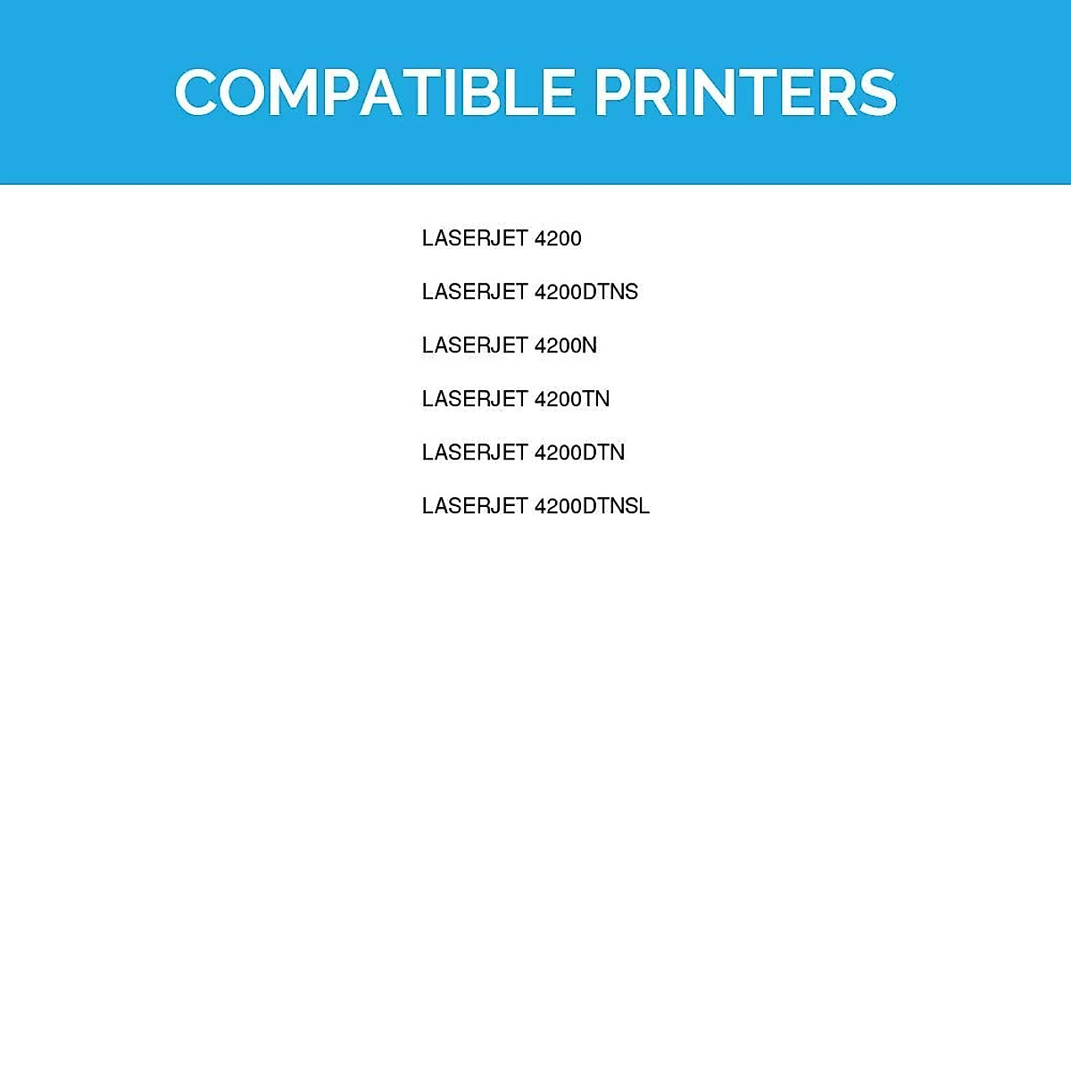 LD Products Compatible Toner Cartridge Replacement for HP 38A Q1338A (Black) for use in Laserjet: 4200, 4200dtn, 4200dtns, 4200dtnsl, 4200n & 4200tn