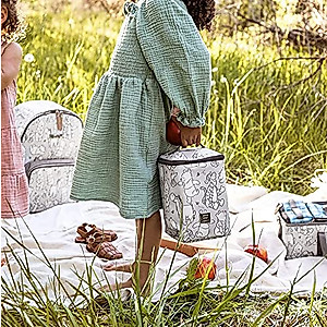 Petunia Pickle Bottom Baby Cooler Bag| Perfect for Baby Bottles and Snacks | Insulated & Reusable Bottle Cooler and Baby Holder | Disney Baby | Disney's Playful Pooh