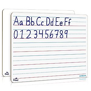Double Sided Whiteboard Lined Dry Erase Board for Kids Ruled Writing Board Handwriting Practice for Kids - Small White Board Dry Erase Board 9x12 Dry Erase Board with Lines Education Teacher Supplies