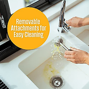 Westinghouse Scandinavian Design Immersion Blender, 500W w/ 5-Speed Precision Control, Turbo Mode, & Detachable Shaft - For Shakes, Smoothies, Soups, Puree, & More - Black w/Wood Finish, One Size