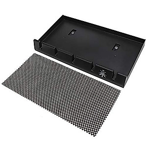 Segbeauty Barber Clipper Tray, Barber Clipper Holder Clipper Rack Anti-Slip Black Salon Clippers Organizer Razor Case, 5 Notches Professional Hair Trimmer Holder Hairdresser Stylist Barbers Tools Box