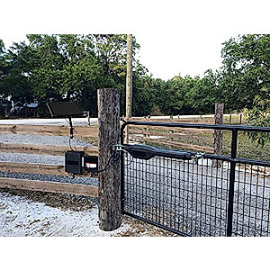 SolarEnz 10 W Solar Panel Mount Bracket Charger for Automatic Solar Gate Opener Systems Solar Panel Electric Fence Kit