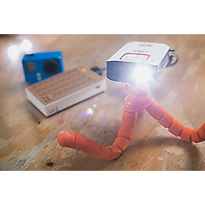 XSories X-Project, Portable LED Pocket Projector + Media Player, Micro SD Card input, USB connectivity, 4GB Memory, Onboard Speaker