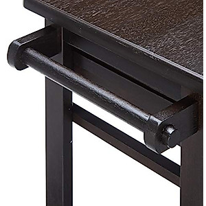 Winsome Suzanne 3-PC Set Space Saver Kitchen, Coffee Finish, 29.61x29.13x32.76