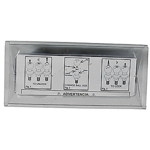 Reese Towpower 74308 Interchangable 1 7/8" and 2" Hitch Ball Kit