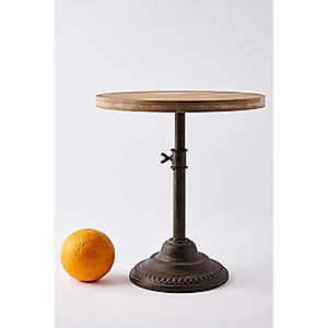 Mud Pie Wood and Iron Adjustable Server, 11" x 10", Small