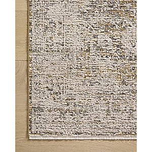 Loloi Amber Lewis Alie Collection ALE-05 Gold/Beige 5'-3'' x 7'-9'', .13'' Pile Height, Area Rug