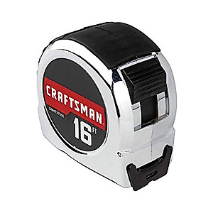 CRAFTSMAN Tape Measure, Chrome Classic, 16-foot (CMHT37316S)