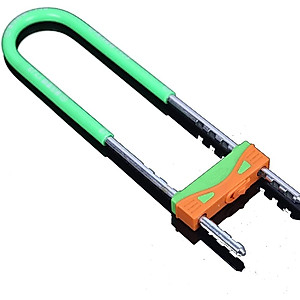 DULASP Bike Lock Multifunctional Hydraulic Shear Lock Glass Door Mortise Lock 44cm/17.3in Motorcycle Lock U-Shaped Door Lock U Lock