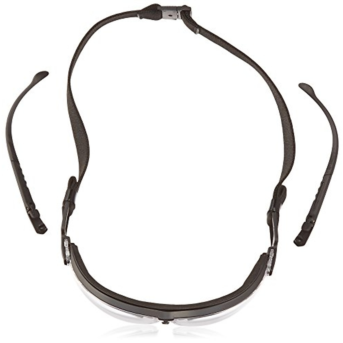 Pyramex V2G Safety Glasses, Black Frame/Clear Anti-Fog Lens