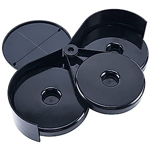 Xeternity-Made 2PCS Bartender Tool Cocktail Margarita Glass Rimmer 3 Tier Sugar Salt Rim Lime