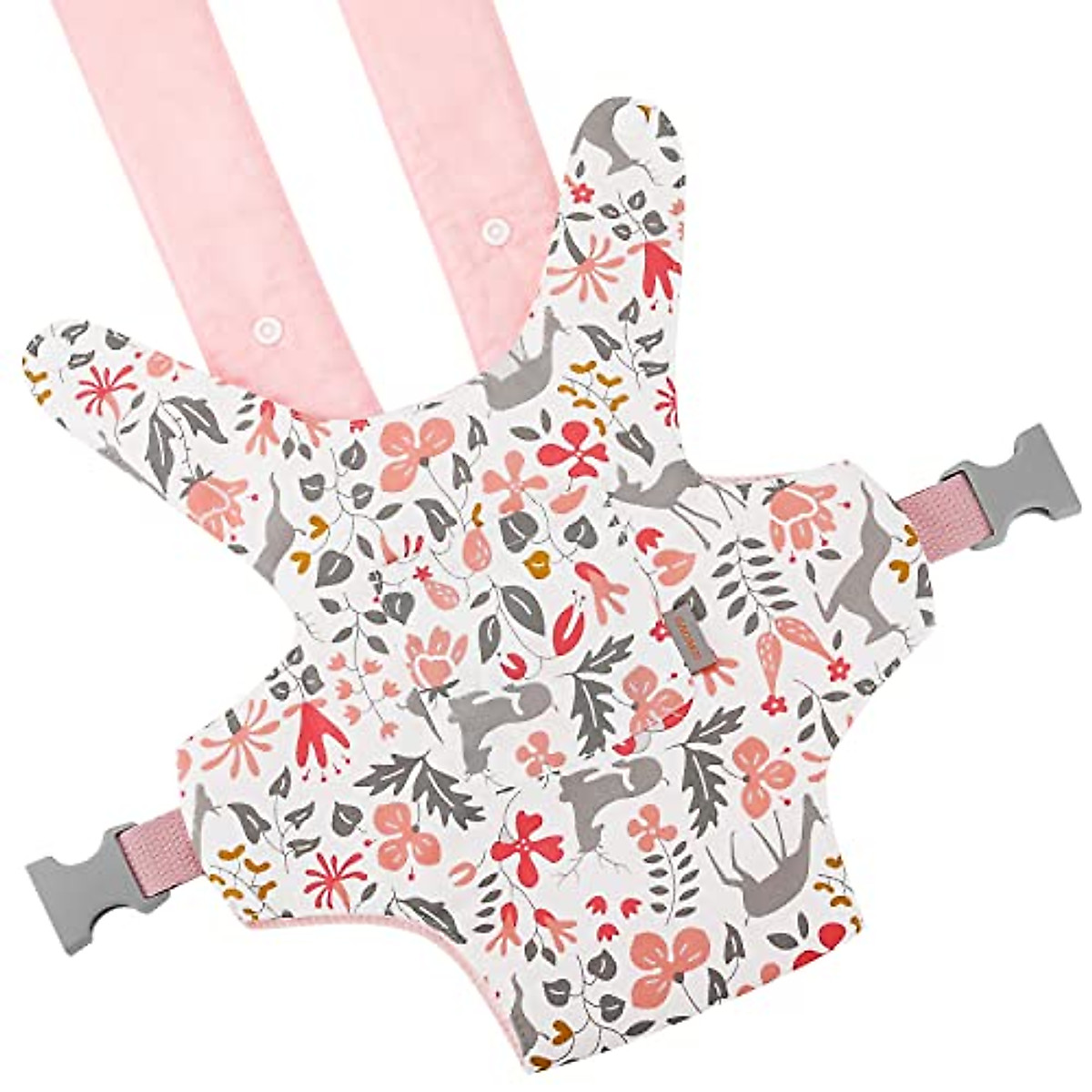 GAGAKU Toy Baby Carrier for Dolls Doll Accessory Stuffed Animal Carrier for Kids with Adjustable Straps - Pink Deer