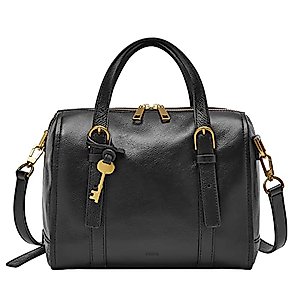 Fossil Women's Carlie Leather Satchel Purse Handbag