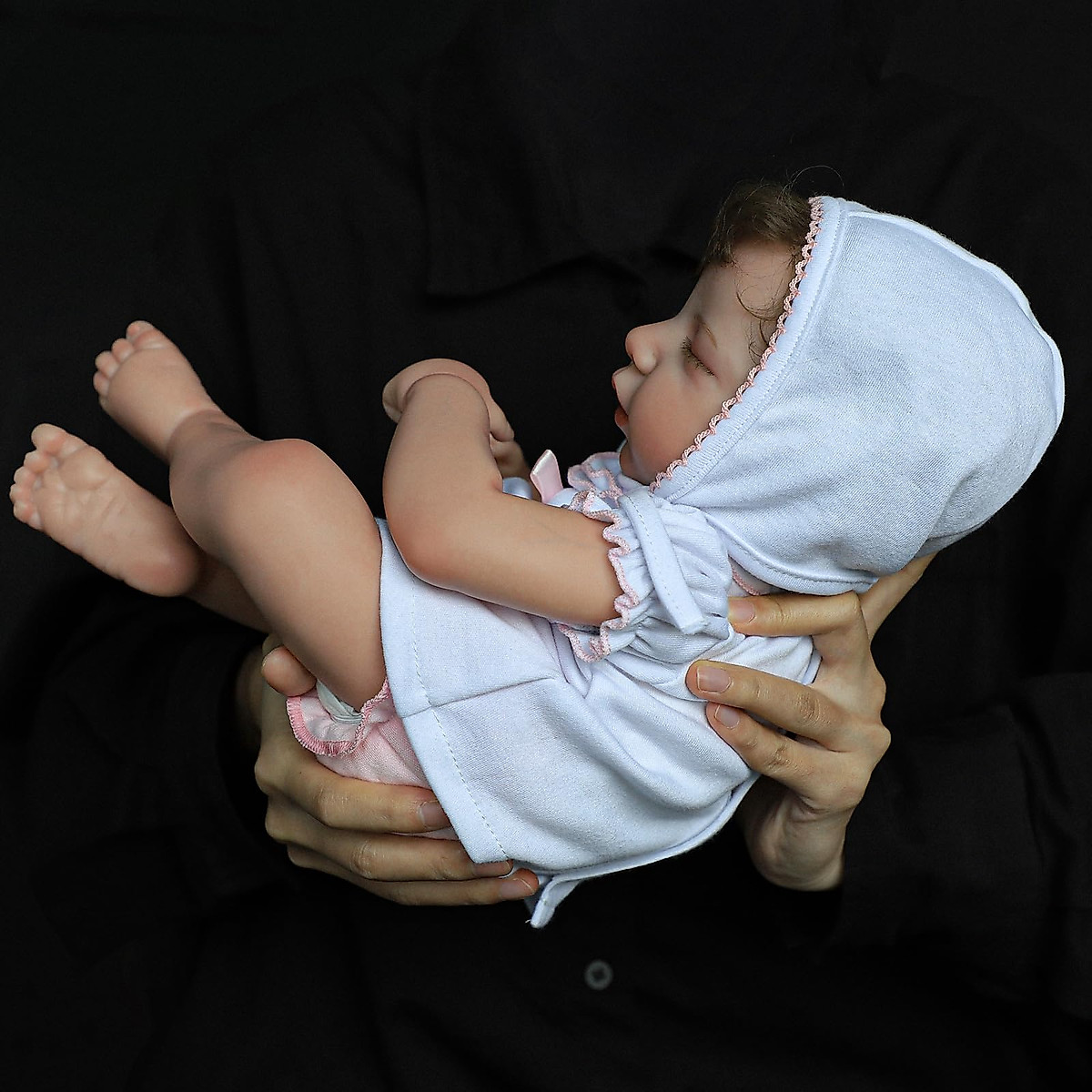 COSYOVE Reborn Baby Dolls - 19 Inches Lifelike Sleeping Baby Dolls Girl with Realistic Soft Cloth Body-Newborn Baby Doll Gift Set for Kids Age 3+ Outlet