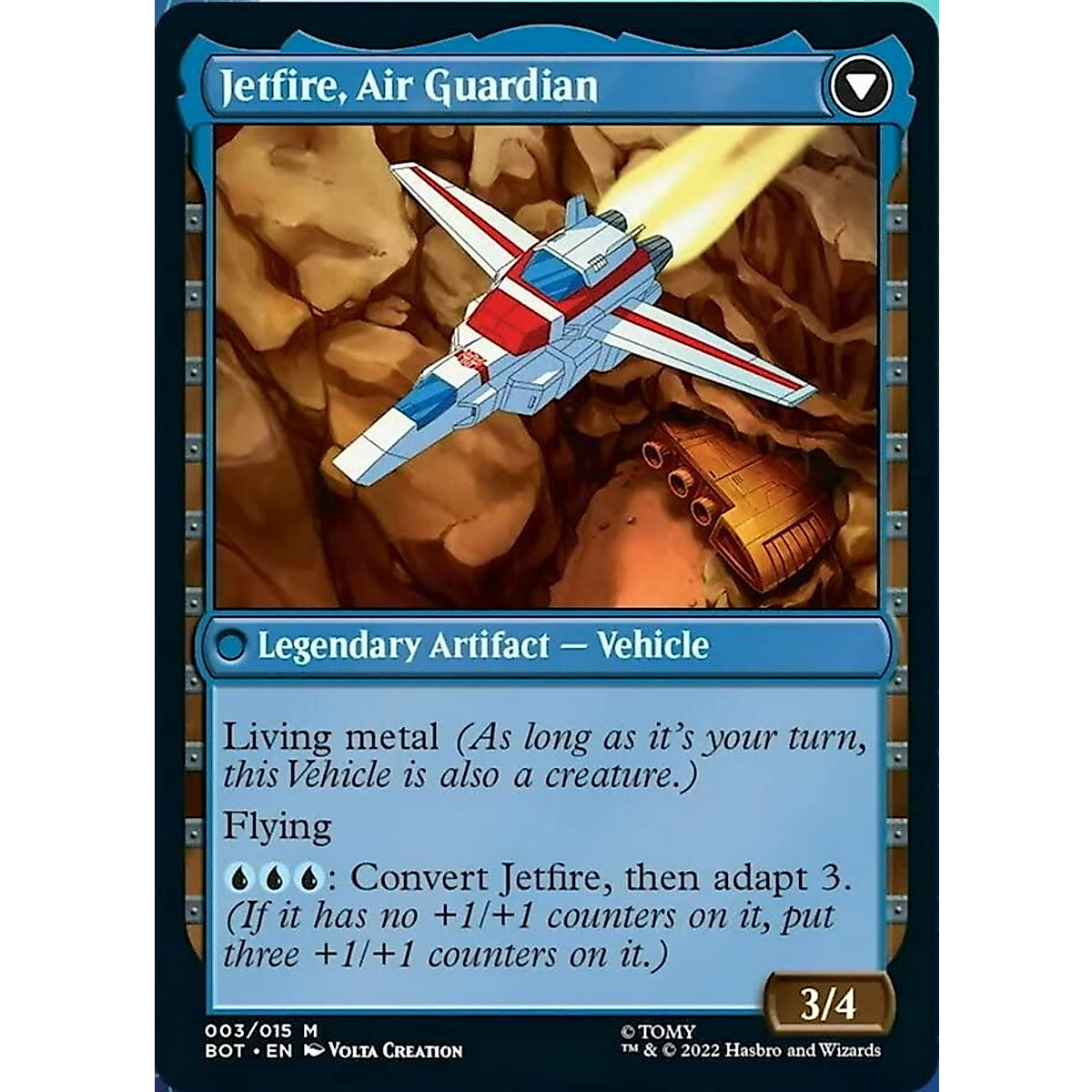 Magic: the Gathering - Jetfire, Ingenious Scientist // Jetfire, Air Guardian (003) - Transformers