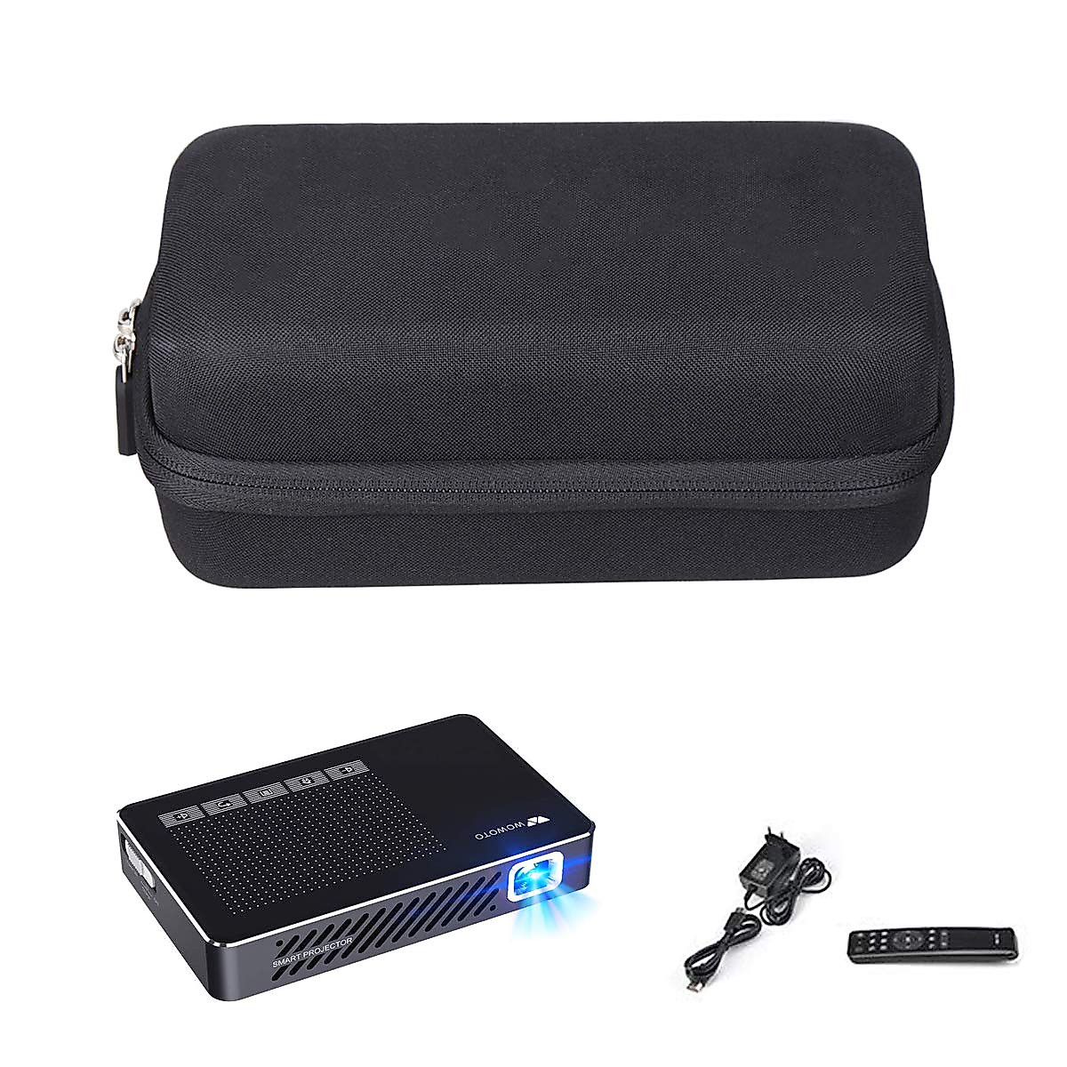 Aproca Hard Carry Travel Case Compatible with WOWOTO A5 Pro Mini Projector