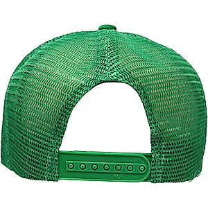 Funky Junque Bridal Snapback Trucker Hat - I'll Bring The Shenanigans - White/Kelly Green