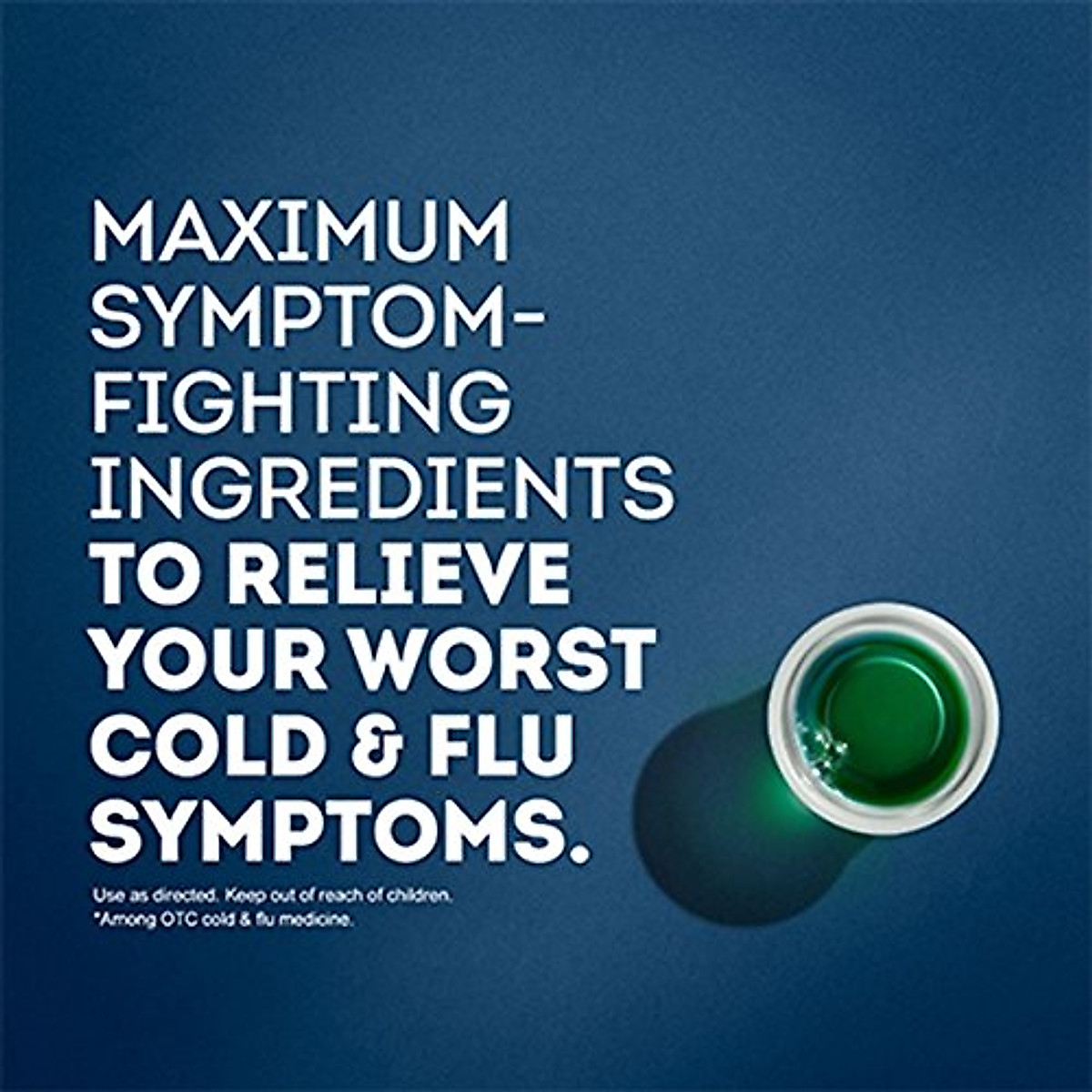 Vicks NyQuil Cough Cold and Flu Nighttime Relief (Severe Original, 3 PK)