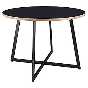 Courtdale 42" Round Table - Black