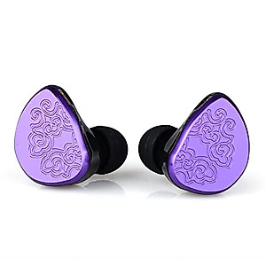 Linsoul TANGZU Wu Zetian HiFi 14.5mm Planar Driver in Ear Earphone with 3D Printed Resin Shell, CNC Aluminum Faceplate, Detachable 0.78mm 2Pin 5N OFC Cable for Audiophile Musician DJ Stage (3.5mm)