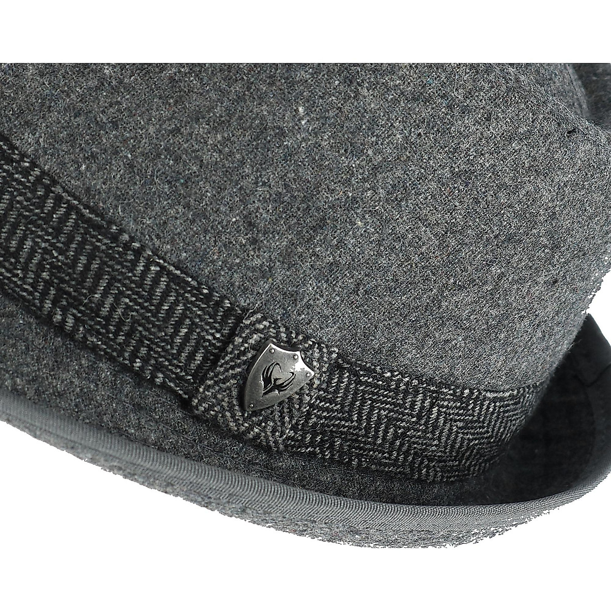 Ascentix Men’s Fedora, 2” Brim, Timeless Classic, Size 22 ¾” - 23 ⅛”, L, Grey