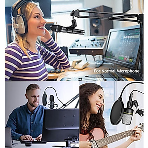 Wave 3 Mic Wall Mount, Microphone Stand Arm Holder compatible with Elgato Wave 3 and Wave 1 Conderser Microphone