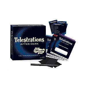 Telestrations After Dark Adult Board Game | An Adult Twist on The #1 Party Game | The Telephone Game Sketched Out | Ages 17+