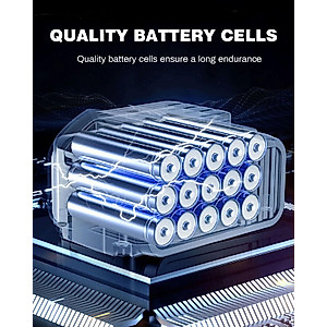 Moonshan Rechargeable Lithium Battery for Cordless Bag Sewing Machine Bag Closing Machine Portable Bag Closer (Only One Battery)