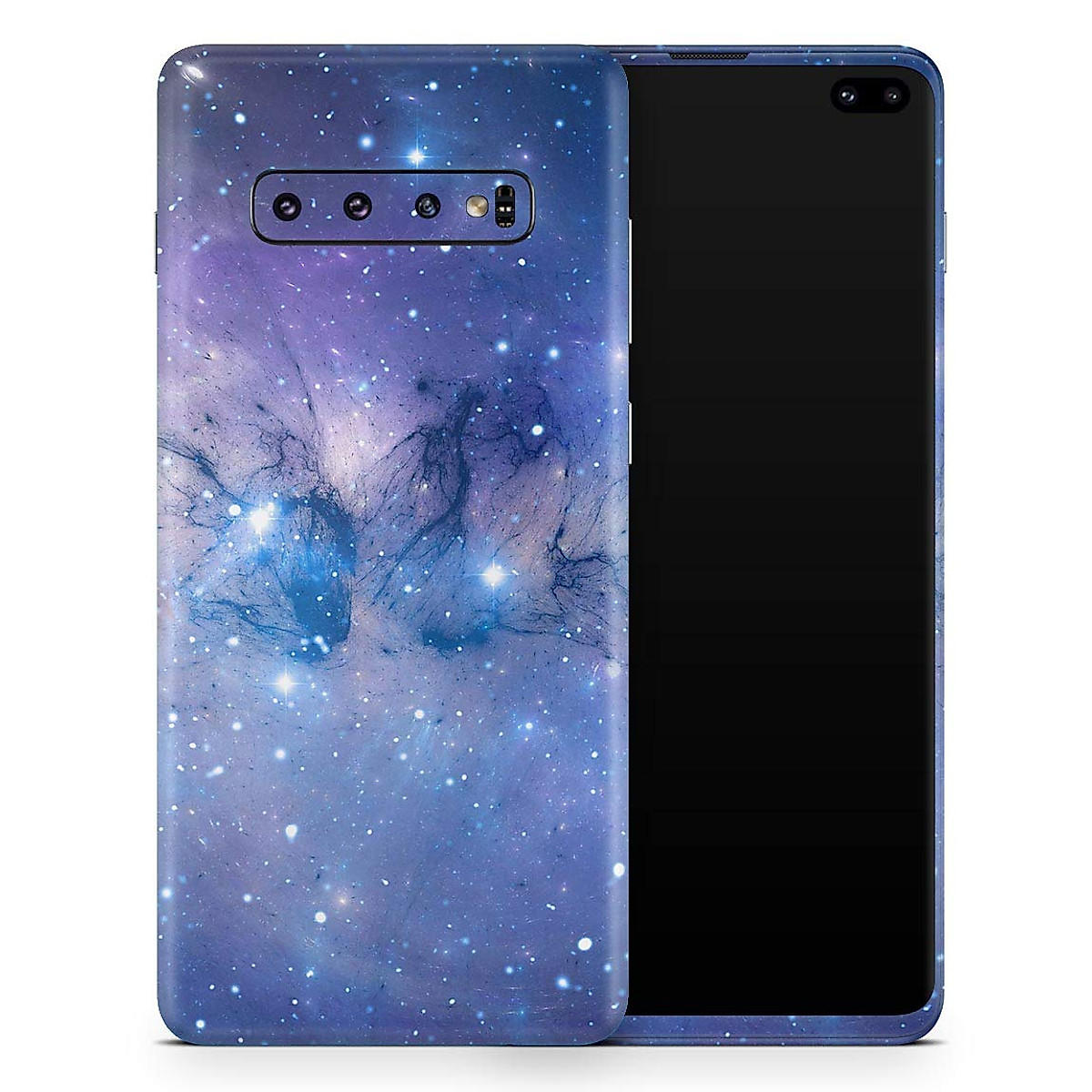 DesignSkinz Blue & Purple Mixed Universe Protective Vinyl Decal Wrap Skin Cover Compatible with The Samsung Galaxy S20 (Screen Trim & Back Glass Skin)