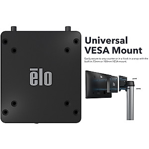 Elo Backpack 4 Mini Android Computer, Qualcomm Snapdragon SDA660, 4GB RAM, 64GB SSD, WiFi, Bluetooth, HDMI, USB-C