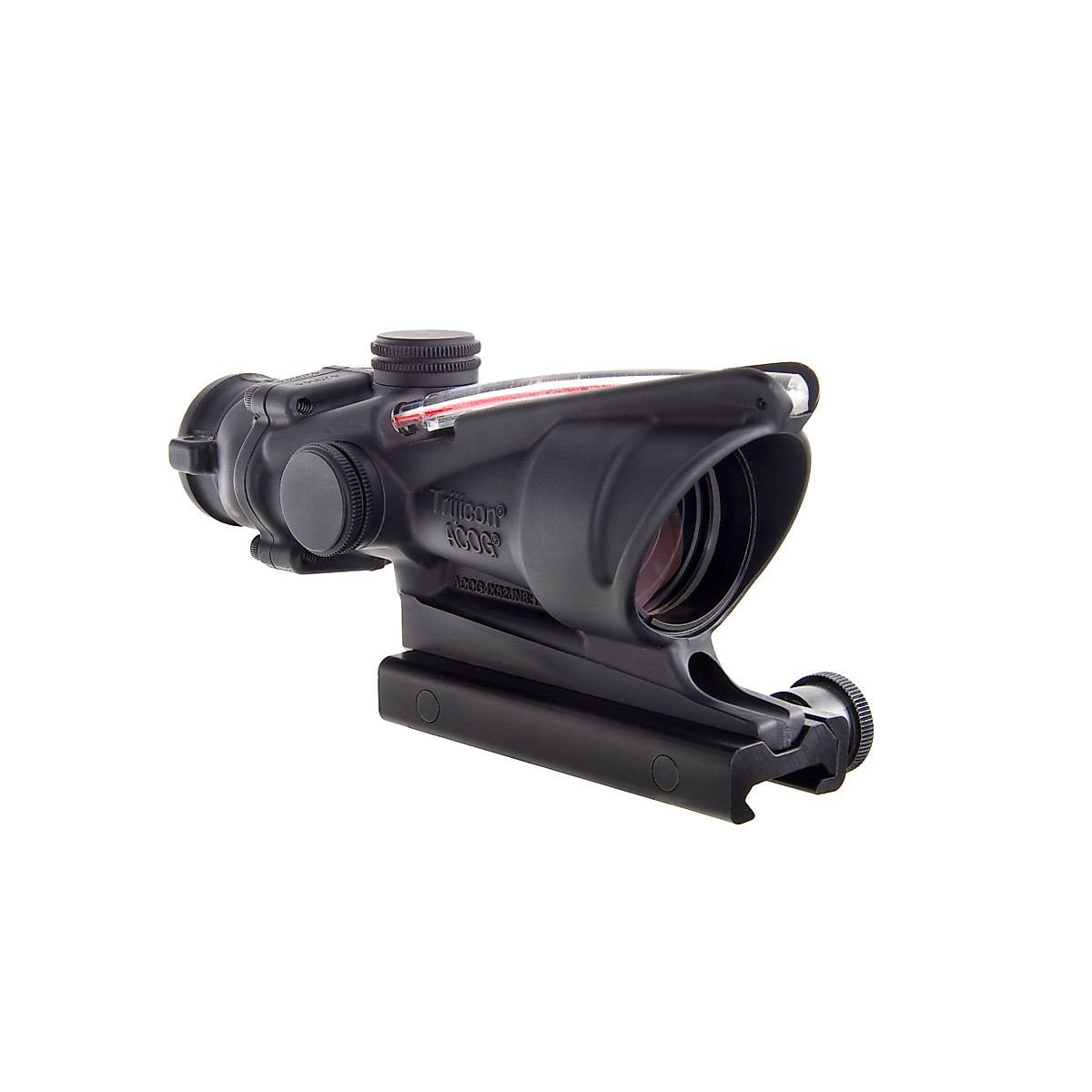 Trijicon ACOG 4 X 32 Scope Dual Illuminated Horseshoe Dot .223 Ballistic Reticle, Red