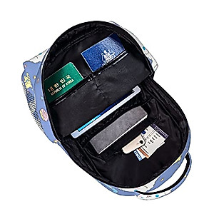 DIEZ Kawaii Anime Backpack Cinnamoroll Large Capacity Portable Cute Cartoon Lightweight Outdoor Travel Backpack