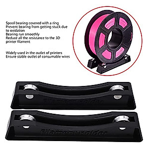 ABS Rolls Stand Holder, Better Adhesion Pre Assembled Reduce Resistance Stable Adjustable 3D Printer Filament Stand Holder Spool Oxidation Resistant for Outlet