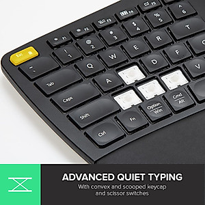 DeLUX Wireless Ergo Keyboard with Backlit GM902PRO and Vertical Mouse M618GGX