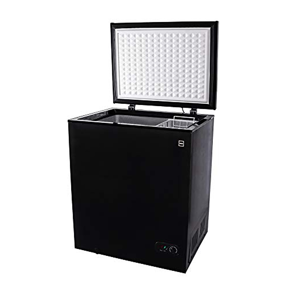 RCA RFRF510-BLACK Chest Freezer, Up to 141 L, 5.3 Cu. Ft. Capacity, Black