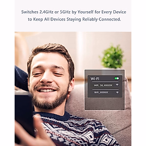 Whole Home Mesh WiFi System 2.4+5.8GHZ WiFi Extender- Up to 4500 Sq.ft. Coverage - Support 90 Client Devices - WiFi Router/Extender Replacement with 3 Ethernet Ports and Cables, Easy Setup, 3-Pack