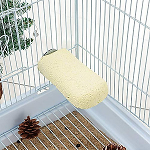 POPETPOP Chinchilla Lava Rock-Rodent Ledge Pet Safe Pumice Chew Toy for Healthy Teeth Lava Stone Pets-Colors Vary