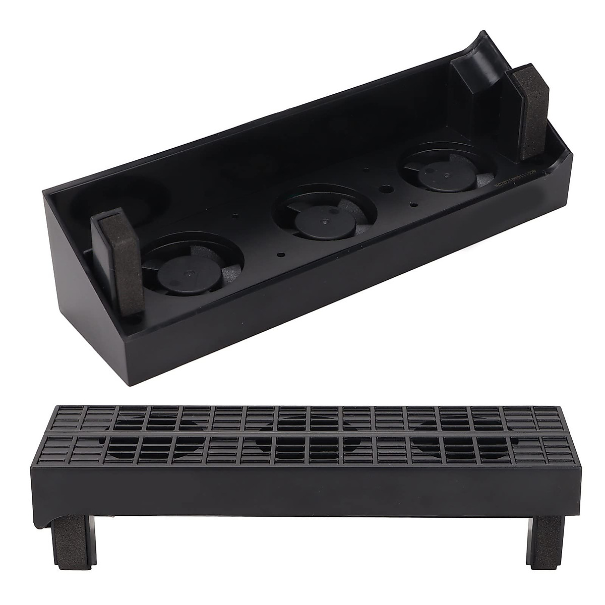 Auto Cooling Fan for PS4 Slim, Intelligent Automatic Temperature Sensor Controlled Radiator External USB Cooler 3 Fan Low Noise for PS4 Slim Gaming Console