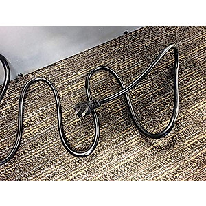 Tiara Innoflame Fireplace Electric 36" Flat Front Crystal Ember Bed w/Remote Control (Black)