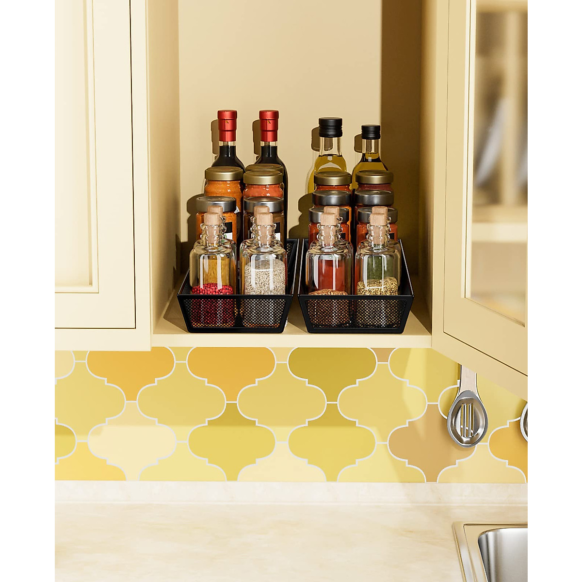 JANE EYRE kitchen drawer organizer - silverware utensil organizer for kitchen drawer,silverware tray in drawer