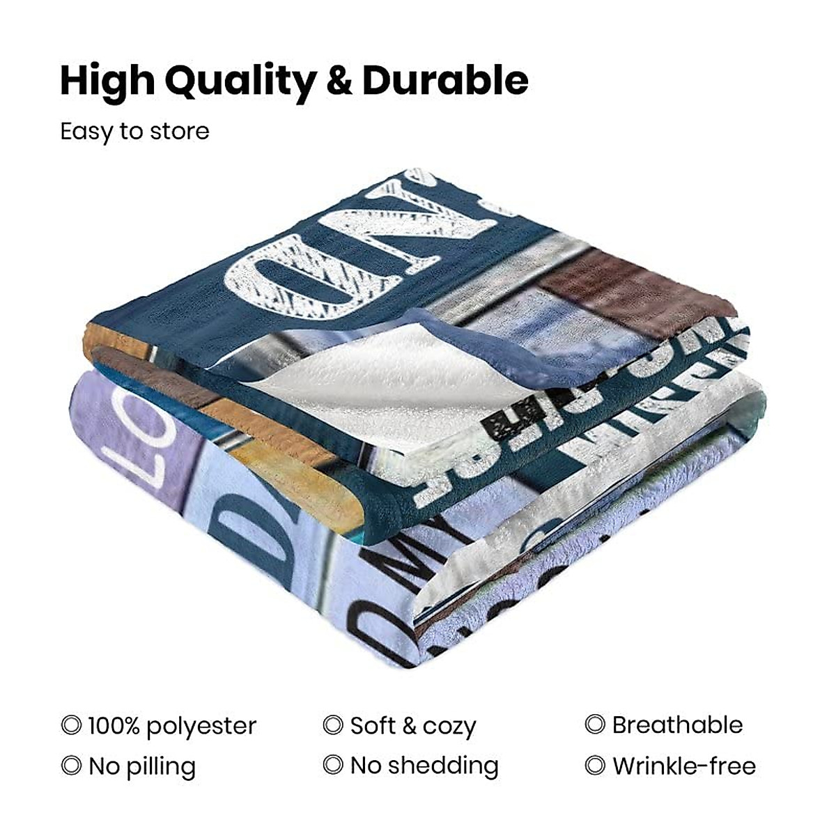 to My Girlfriend Blanket Gifts for Girlfriend I Love You Blessing Sweet Sayings Quote Throw Blankets 50x60 inch Birthday Gifts for Her Anniversary Present Soft Blankets for Bed Sofa