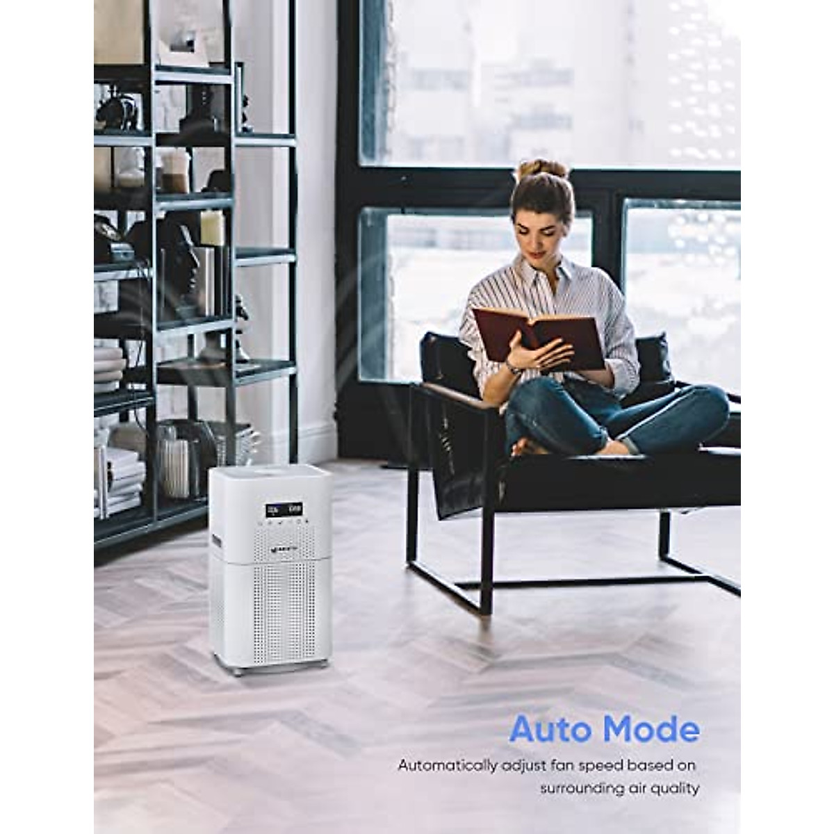 HEPA Air Purifiers for Home Large Room, CADR 400+ m³/h 1720sqft, with Extra H13 True HEPA Air Filter for Toxin VOCs