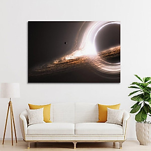 LGDSBHH Black Hole Canvas Art Poster Boys Room Poster Education Poster Poster Decorative Painting Canvas Wall Posters and Art Picture Print Modern Family Bedroom Decor Posters 12x18inch(30x45cm)