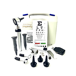 Cynamed Otoscope Diagnostics Ear, Nose and Throat Exam Kit, Perfect Tool for Students