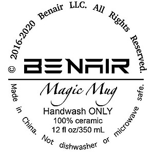 Benair USA Star Wars Mug, Lightsabers Appear With Heat (12 oz) - Fragile