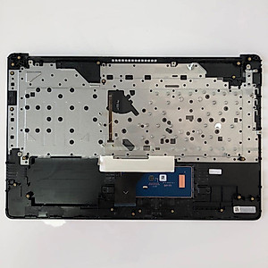 wzqrps Replacement Laptop Upper Case Palmrest Backlit Keyboard Non-PTP Touchpad Assembly Part for HP 17 by/CA L22749-001 Gray